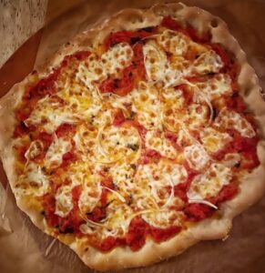 Crispy and Chewy Pizza Dough - Family Eats